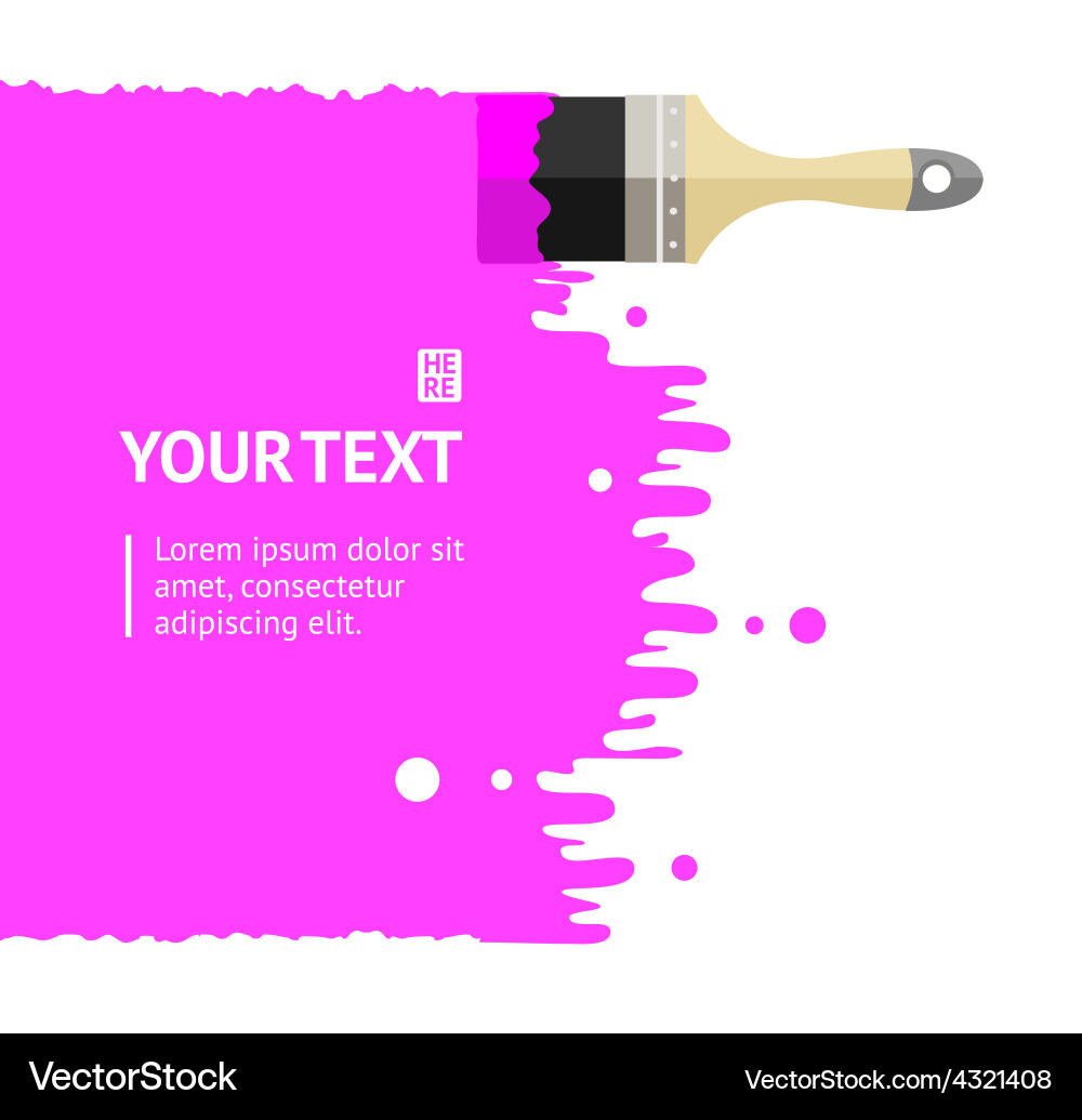 Brush background Royalty Free Vector Image - VectorStock