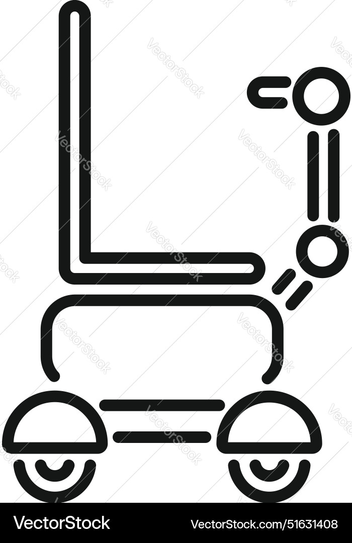 Electric wheelchair icon mobility Royalty Free Vector Image