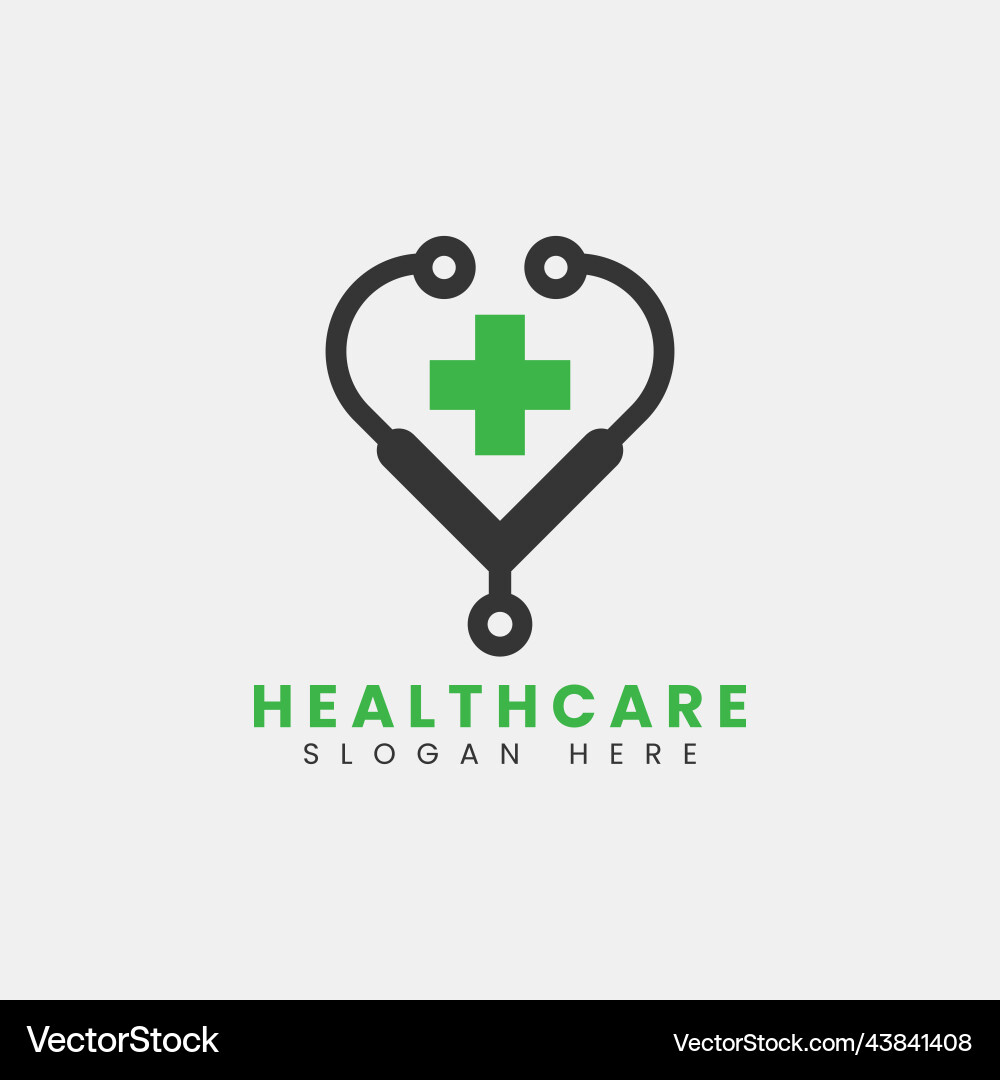 Modern Healthcare Logo Royalty Free Vector Image