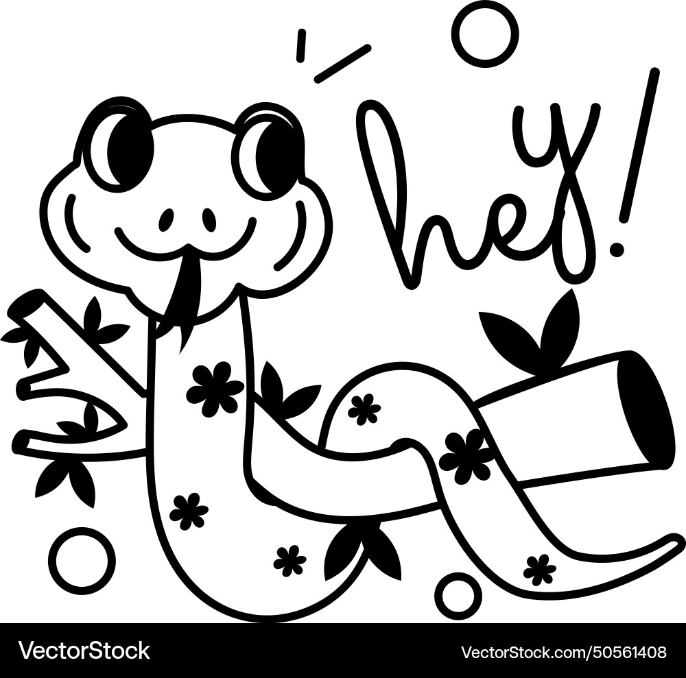 Tree snake Royalty Free Vector Image - VectorStock