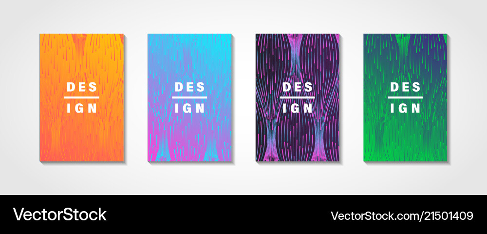 Minimal covers design Royalty Free Vector Image
