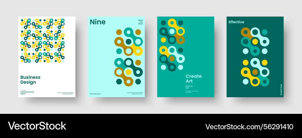 Modern Abstract Book Cover Royalty Free Vector Image