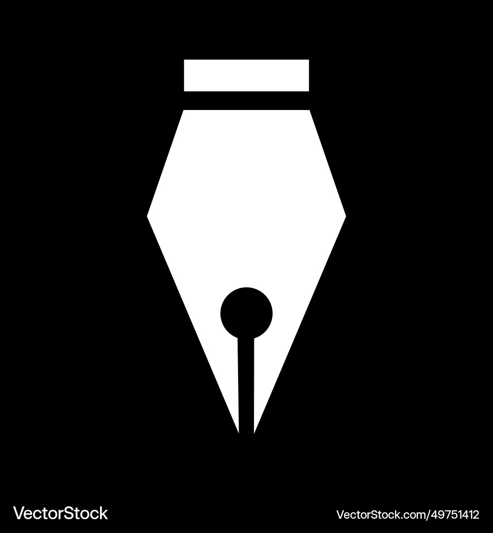 Classic ballpoint icon logo image Royalty Free Vector Image