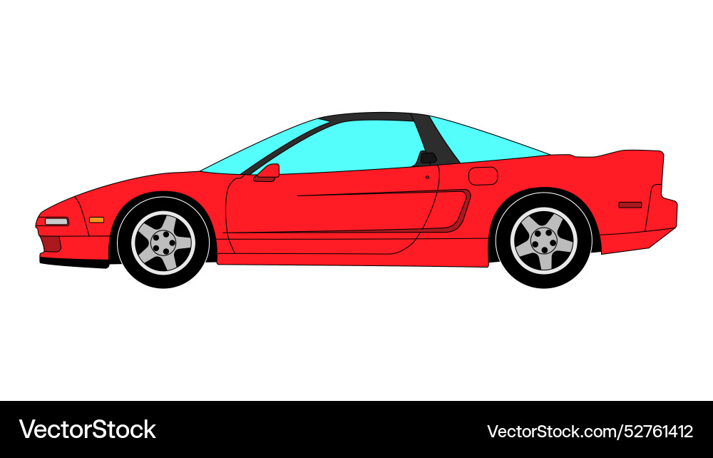 Honda nsx Royalty Free Vector Image - VectorStock