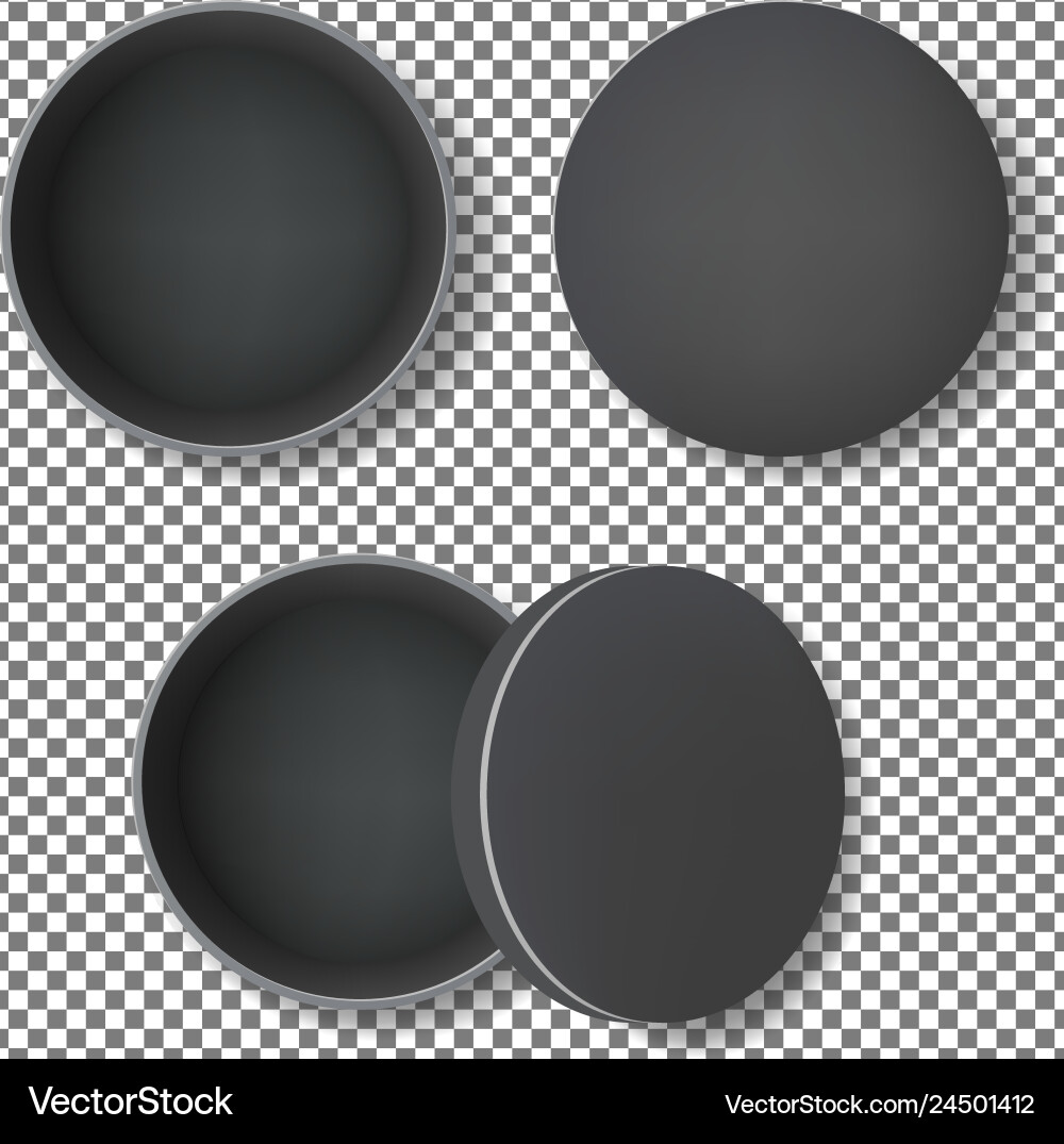 Open Metal Box - Top View Royalty Free Vector Image