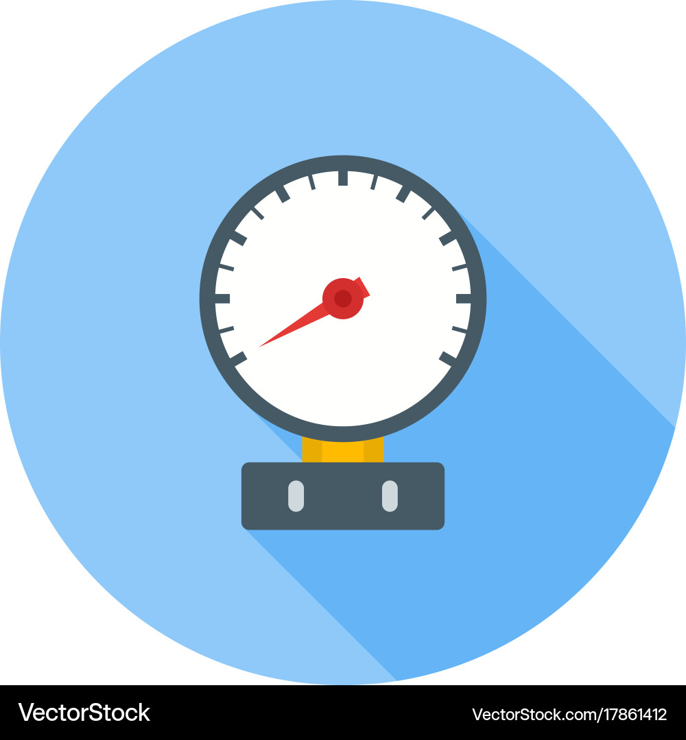 Pressure gauge Royalty Free Vector Image - VectorStock
