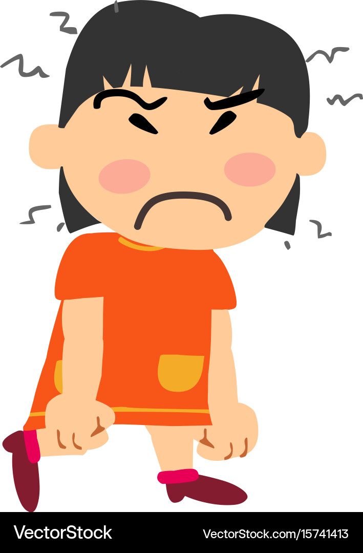 Angry Girl Cartoon Characters