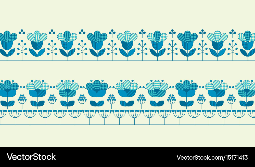 Flower horizontal header template Royalty Free Vector Image