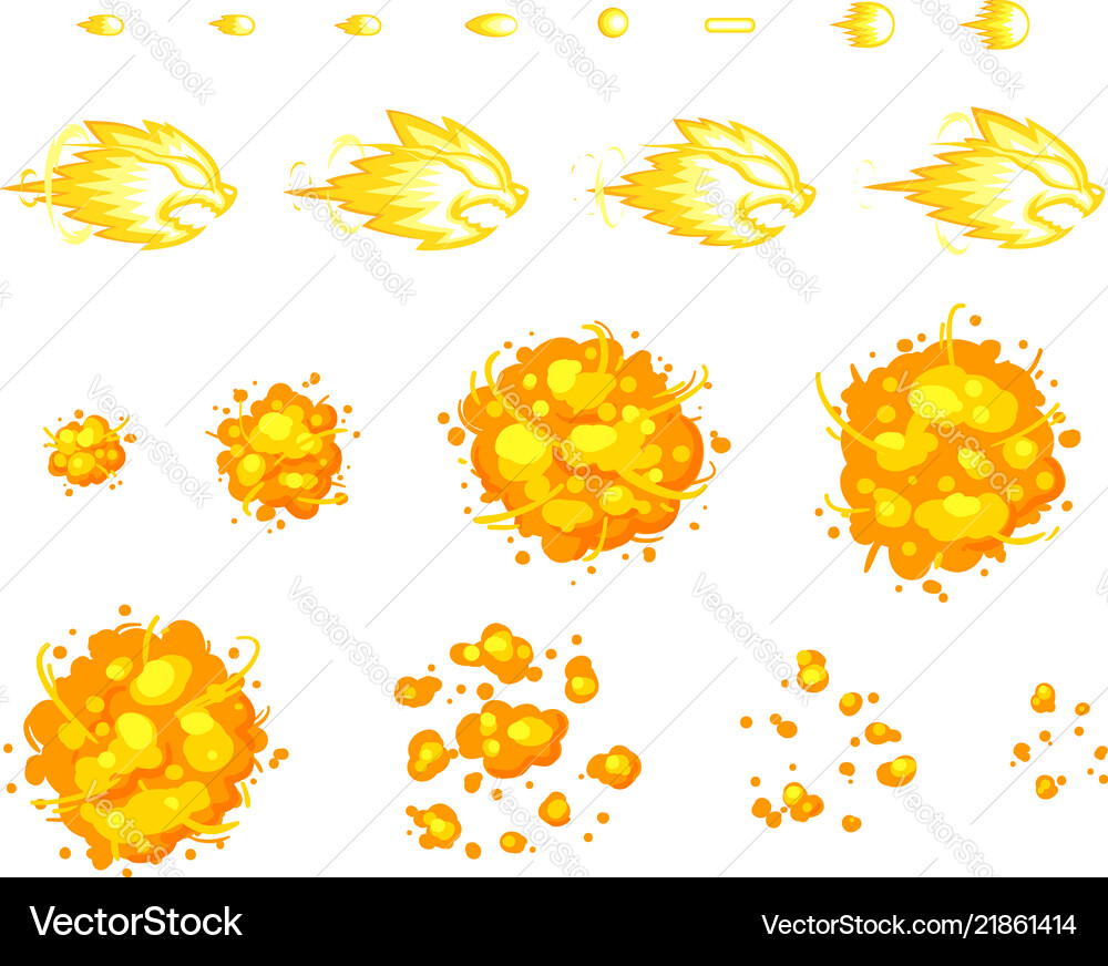 explosion animation sprite sheet