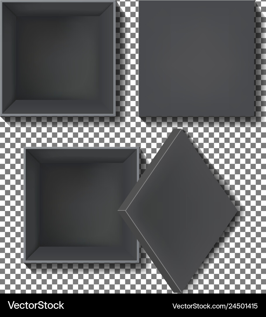 Black box Royalty Free Vector Image - VectorStock