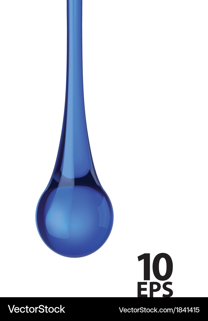 Drop Royalty Free Vector Image - VectorStock