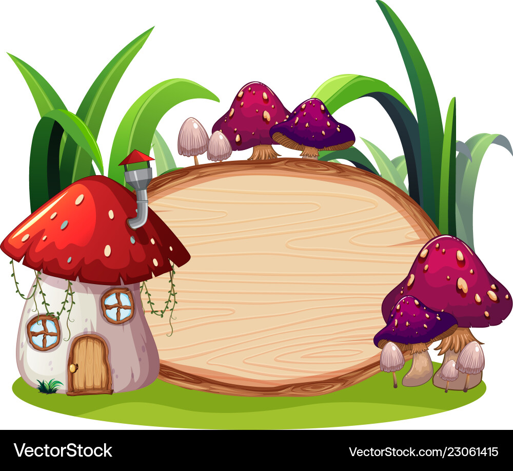 Enchanted magic house banner Royalty Free Vector Image