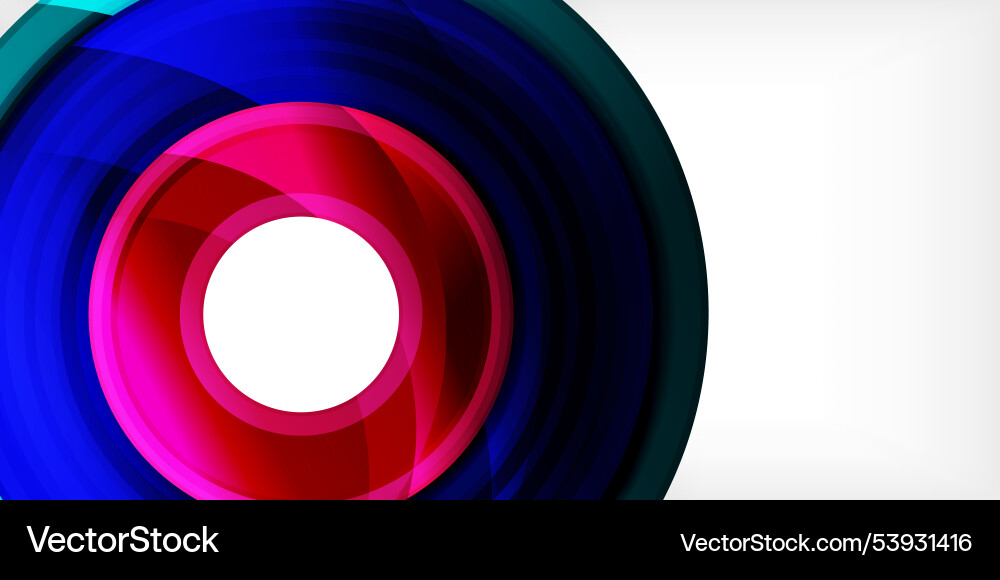 Circles round elements ring shapes premium Vector Image