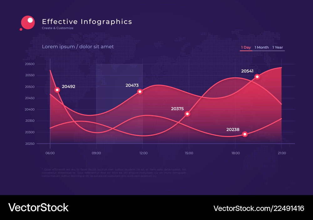 Modern infographic background Royalty Free Vector Image