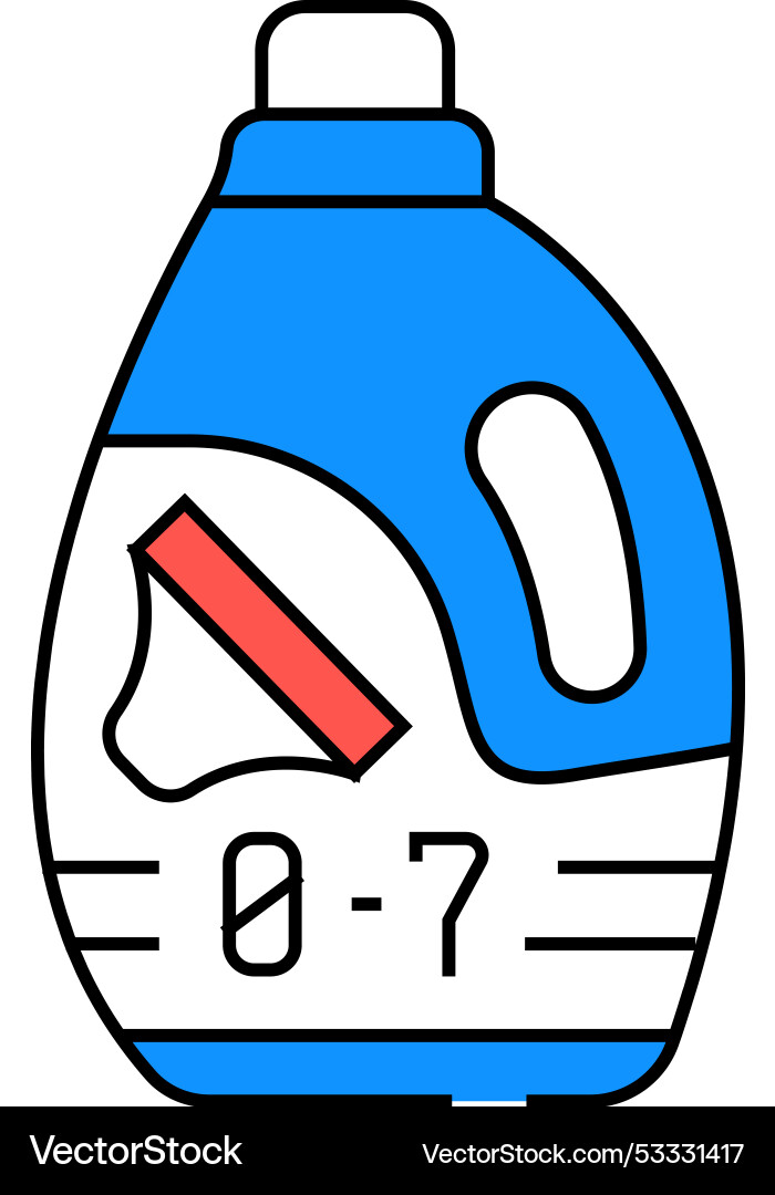 Baby powder detergent icon color Royalty Free Vector Image