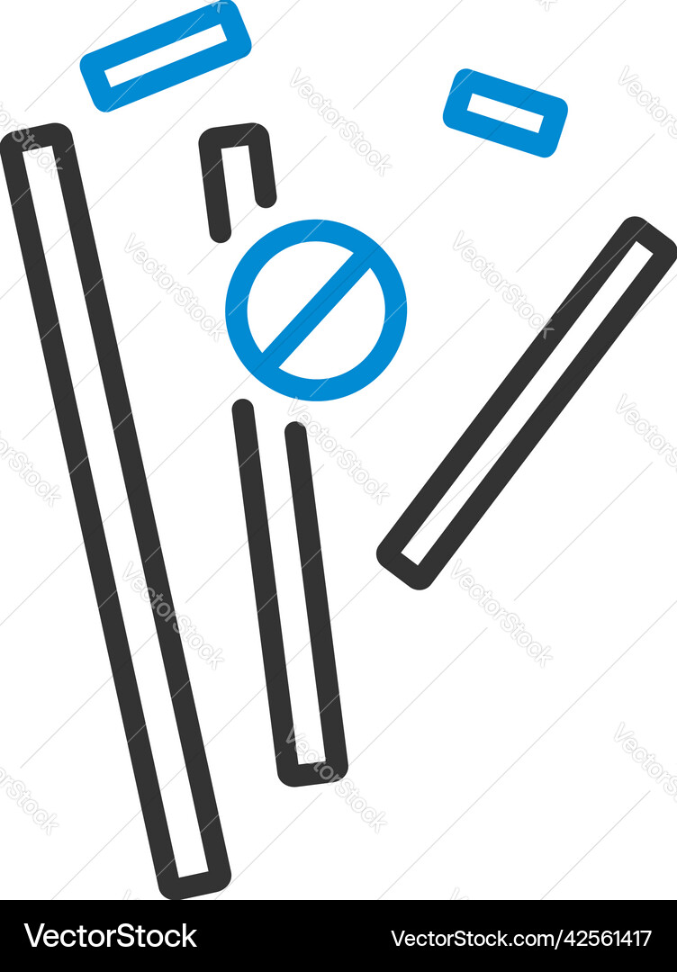 Cricket wicket icon Royalty Free Vector Image - VectorStock