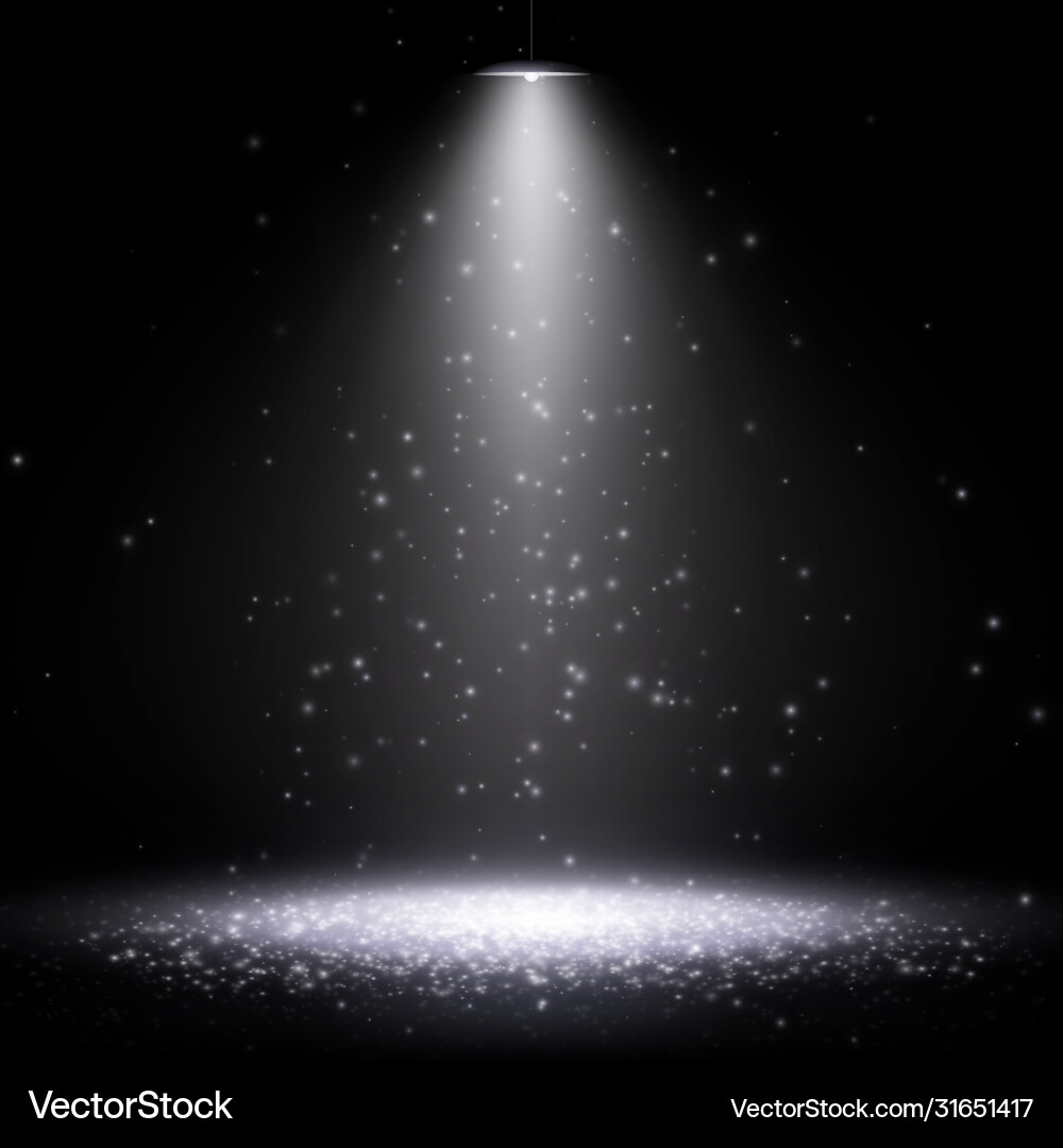 Spotlight background promotion design template Vector Image