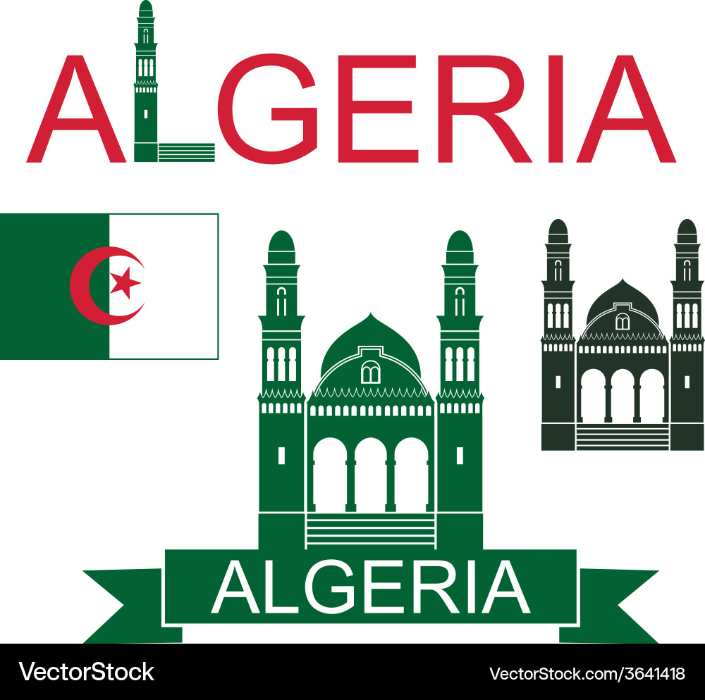 Algeria Royalty Free Vector Image - VectorStock