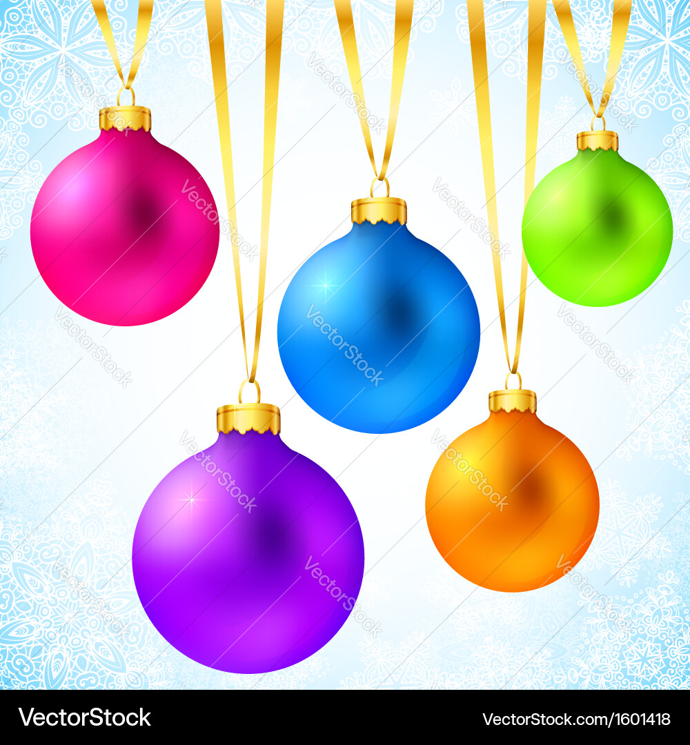 Bright colored christmas balls store