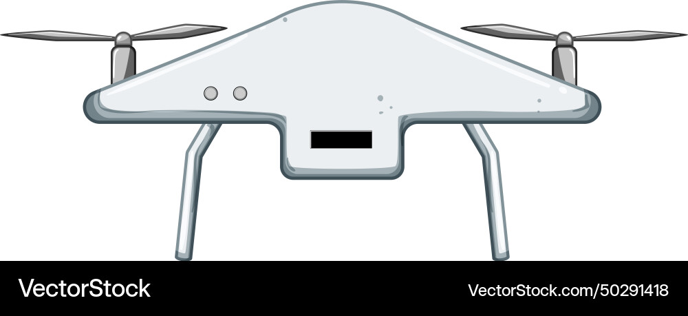 Learning quadcopter cartoon Royalty Free Vector Image