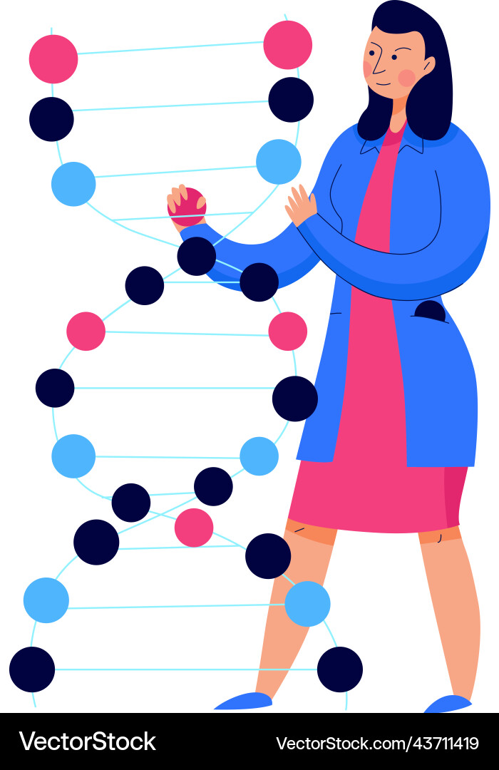 Flat science laboratory Royalty Free Vector Image