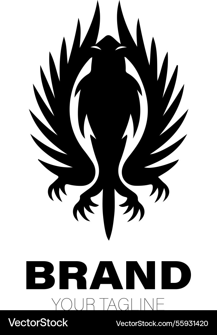 Basilisk logo design Royalty Free Vector Image