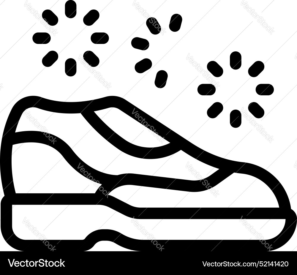 Comfortable shoe disinfecting and cleaning Vector Image