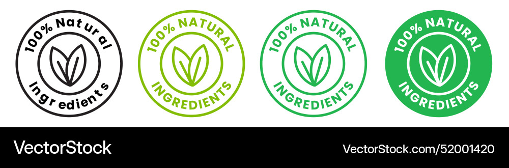 Icon for premium herbal mixtures representing Vector Image