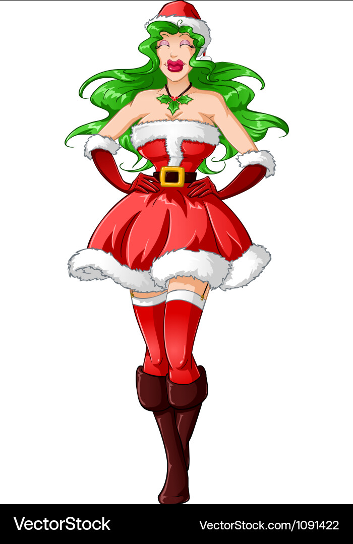 Sexy santa Royalty Free Vector Image - VectorStock