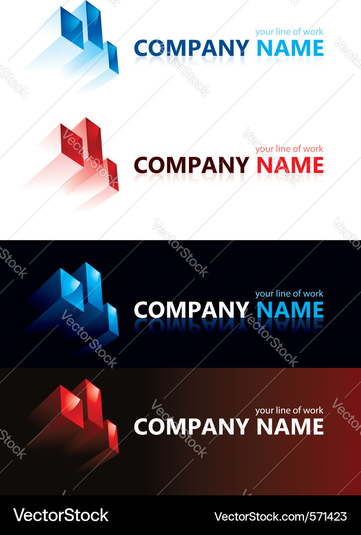 Company name Royalty Free Vector Image - VectorStock