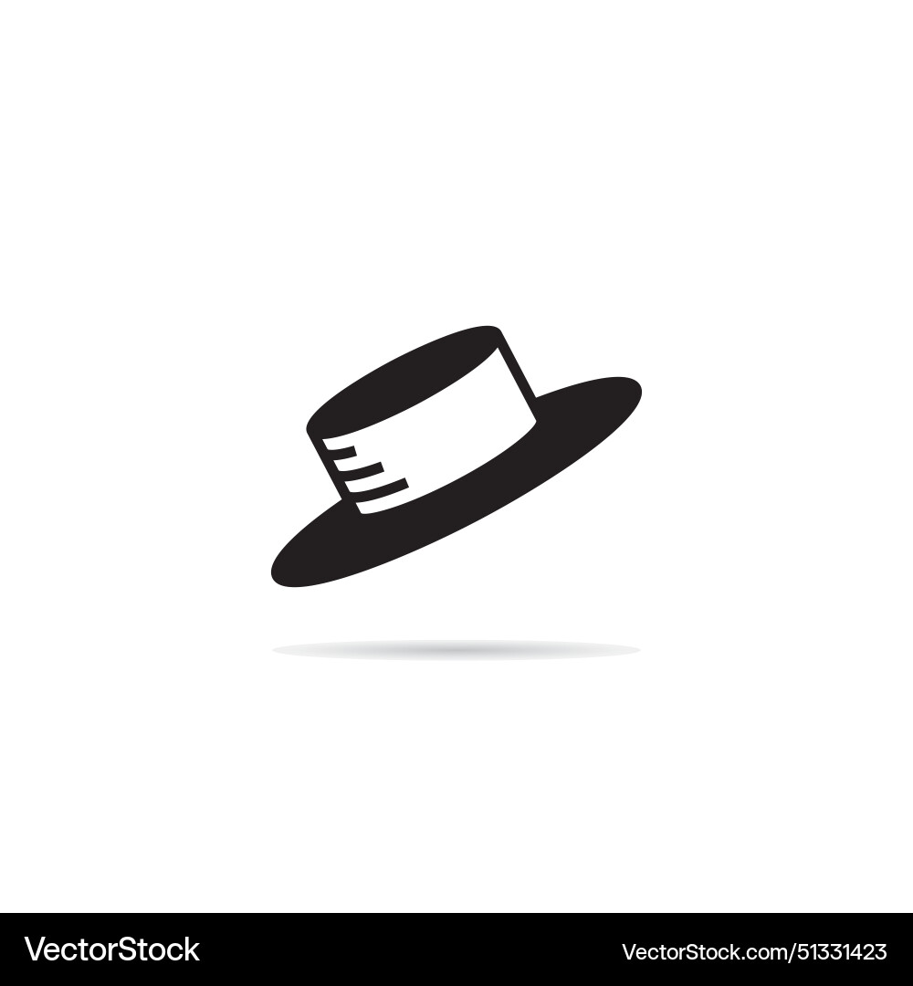 Top hat icon Royalty Free Vector Image - VectorStock