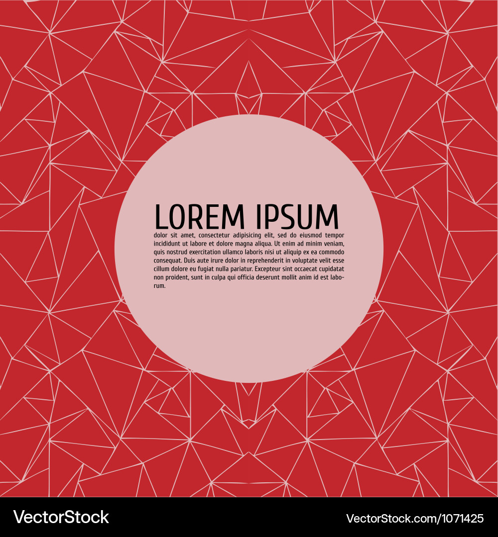 Red cosmic background Royalty Free Vector Image