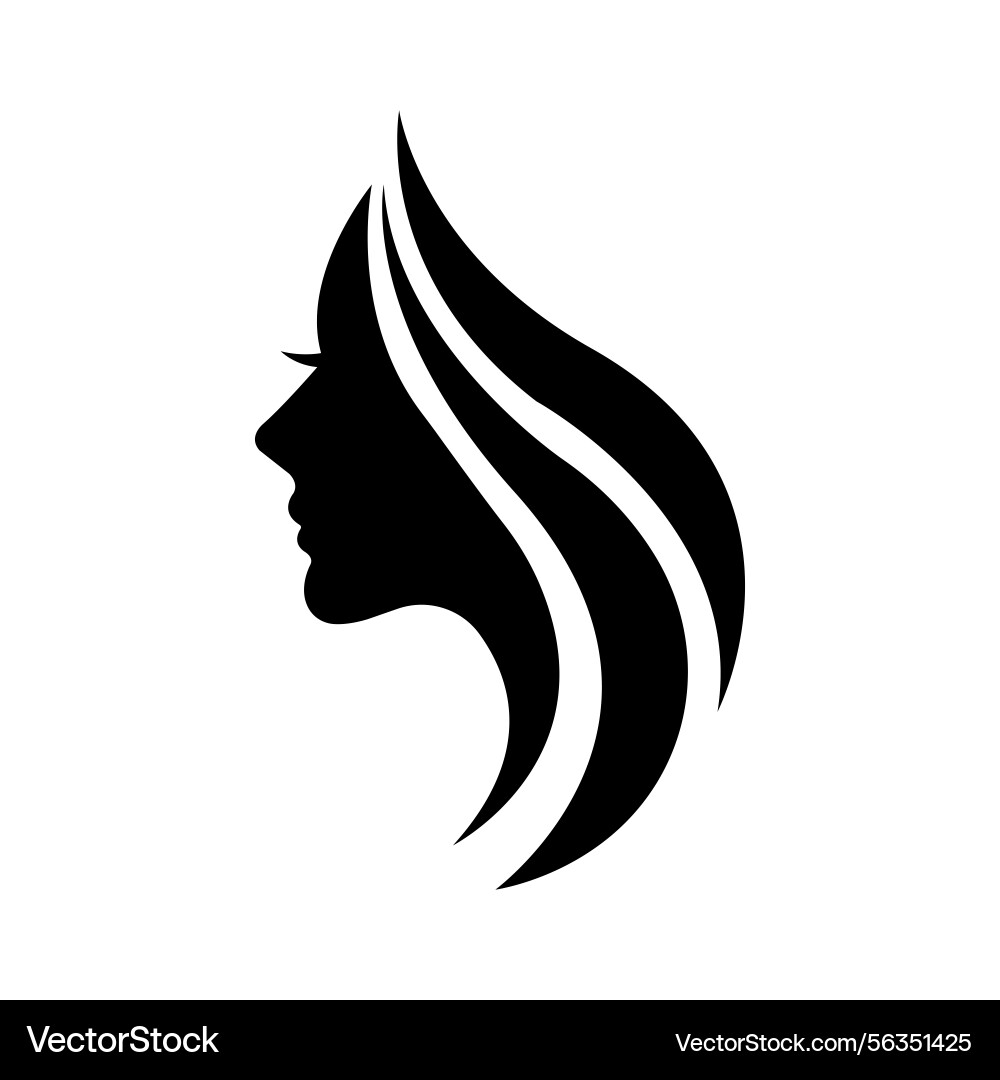 Woman logo Royalty Free Vector Image - VectorStock
