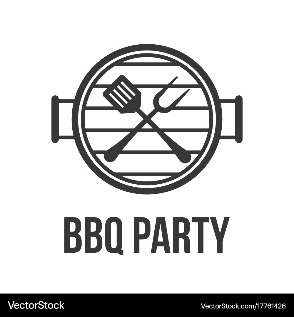 Bbq icon Royalty Free Vector Image - VectorStock
