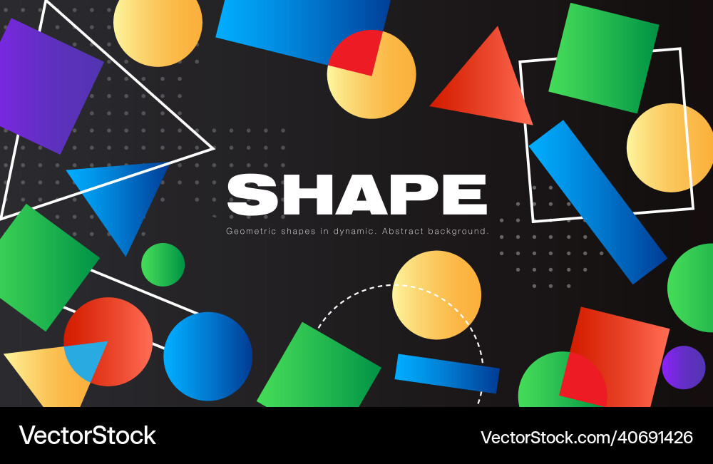 Colorful geometric background Royalty Free Vector Image