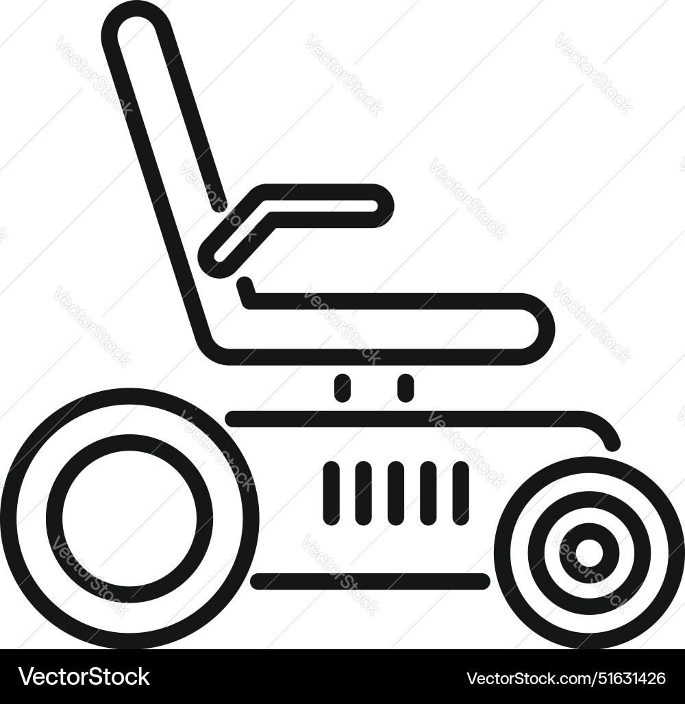 Electric wheelchair promoting mobility Royalty Free Vector