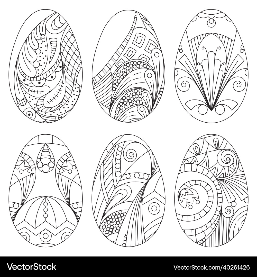 Easter Eggs Mandala Vector Images (over 240)