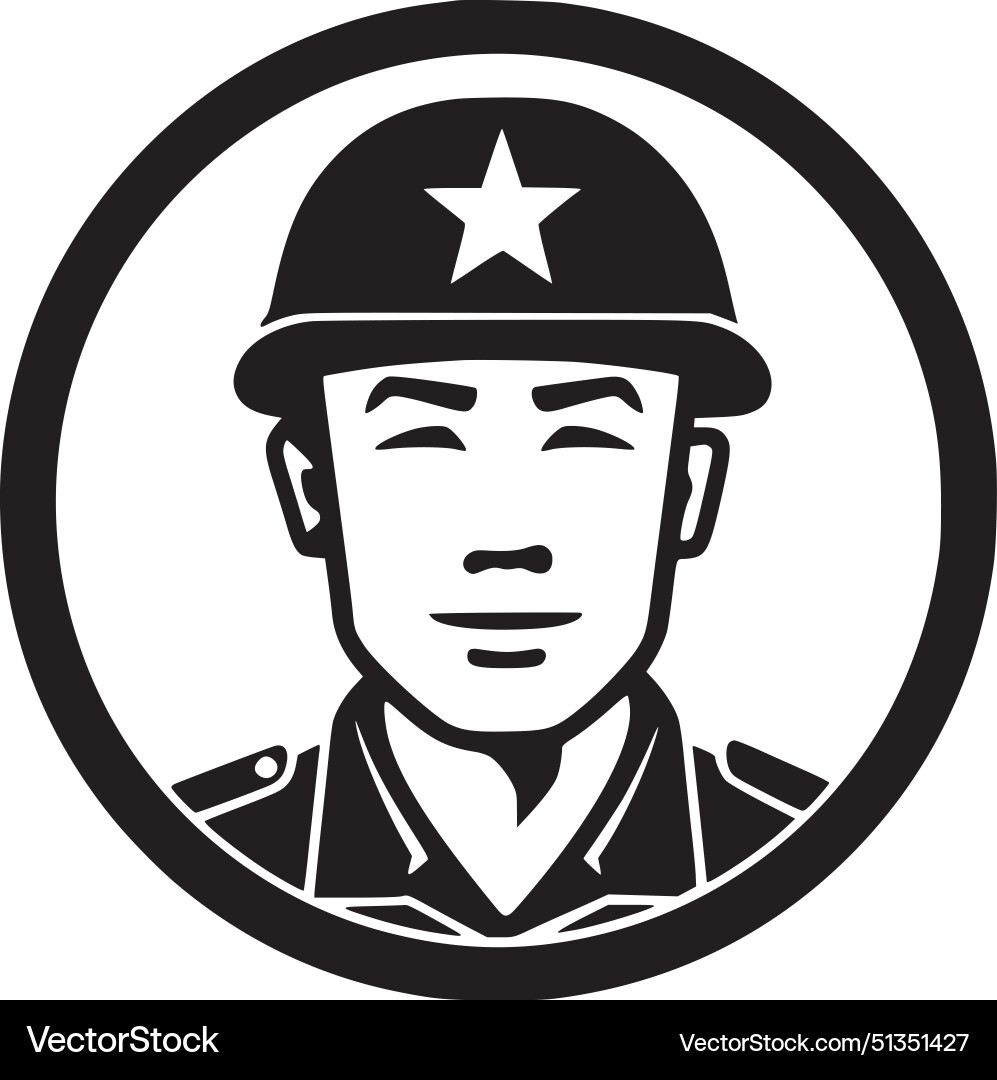 Army - minimalist and simple silhouette Royalty Free Vector