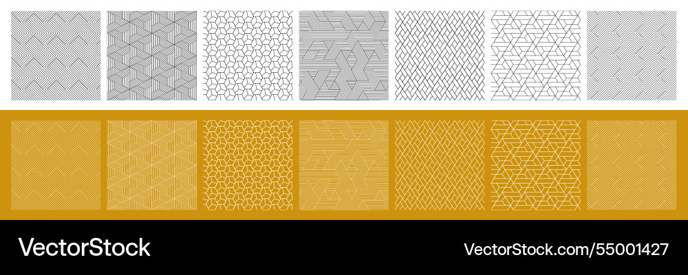 Background pattern seamless geometric line Vector Image