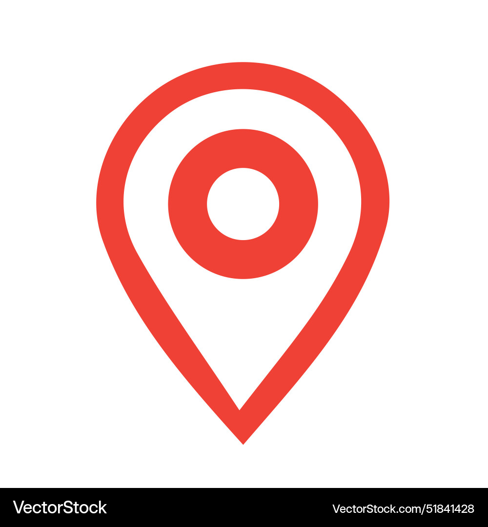 Color location icon Royalty Free Vector Image - VectorStock