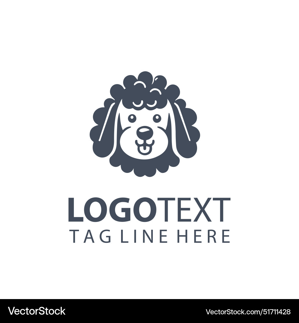Pet dog logo Royalty Free Vector Image - VectorStock