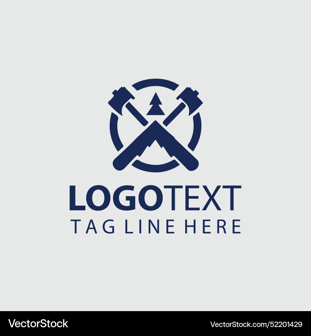 Axe logo Royalty Free Vector Image - VectorStock