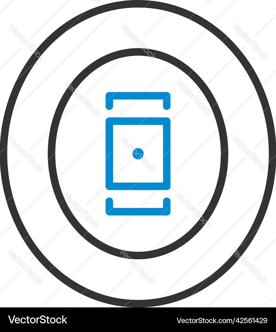 Cricket field icon Royalty Free Vector Image - VectorStock