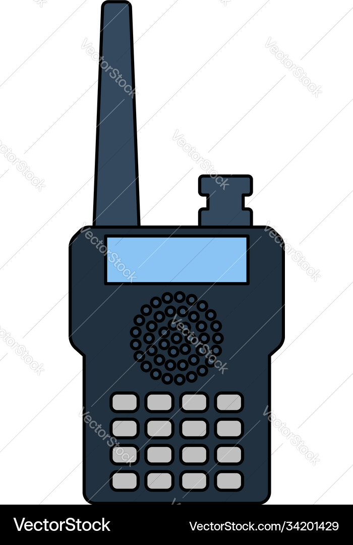 Portable radio icon Royalty Free Vector Image - VectorStock