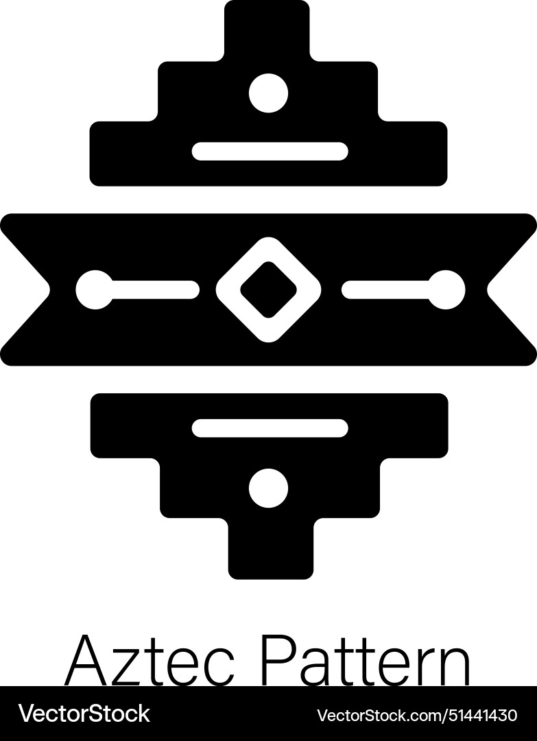 Aztec pattern Royalty Free Vector Image - VectorStock