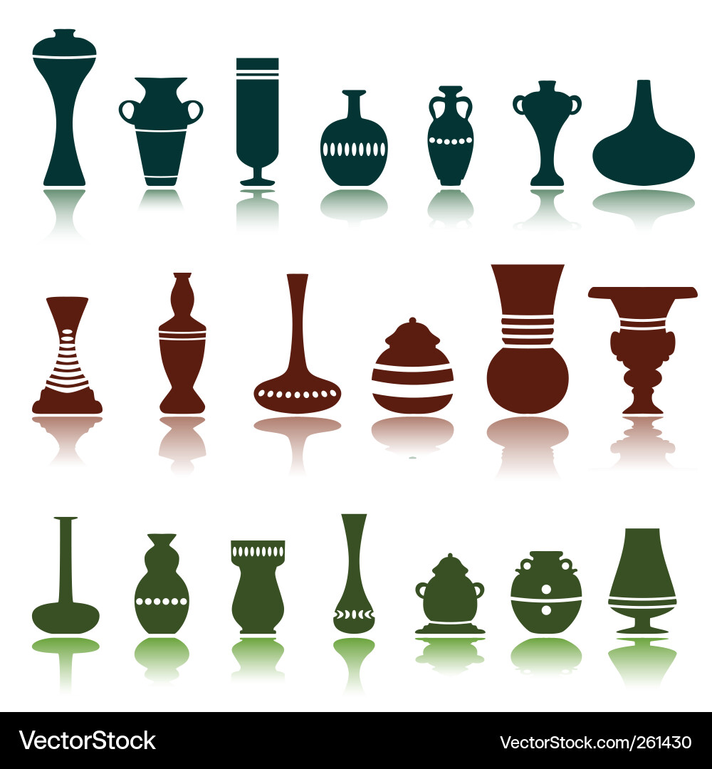 Decorative objects Royalty Free Vector Image - VectorStock