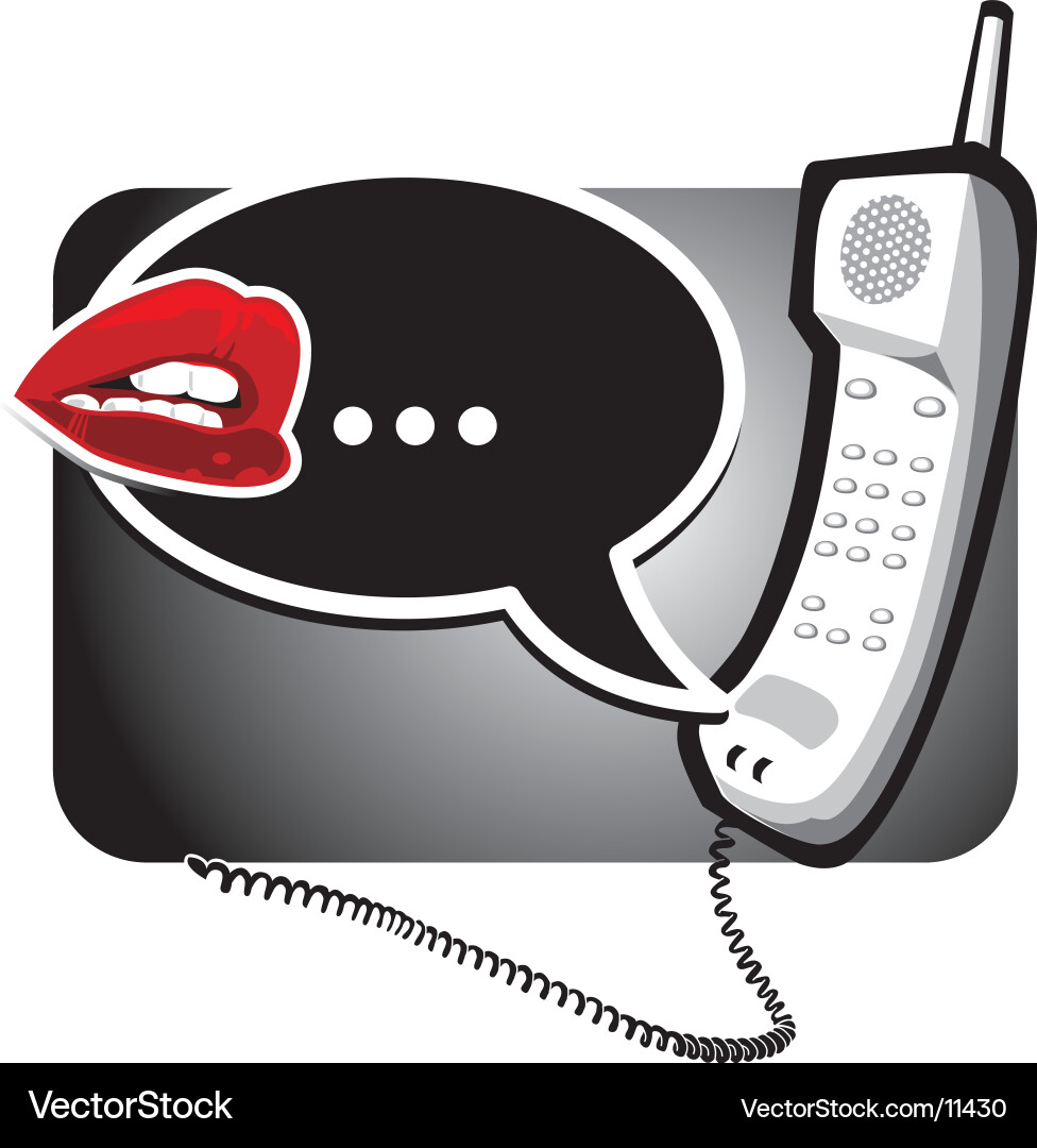 Intimate Conversation Royalty Free Vector Image