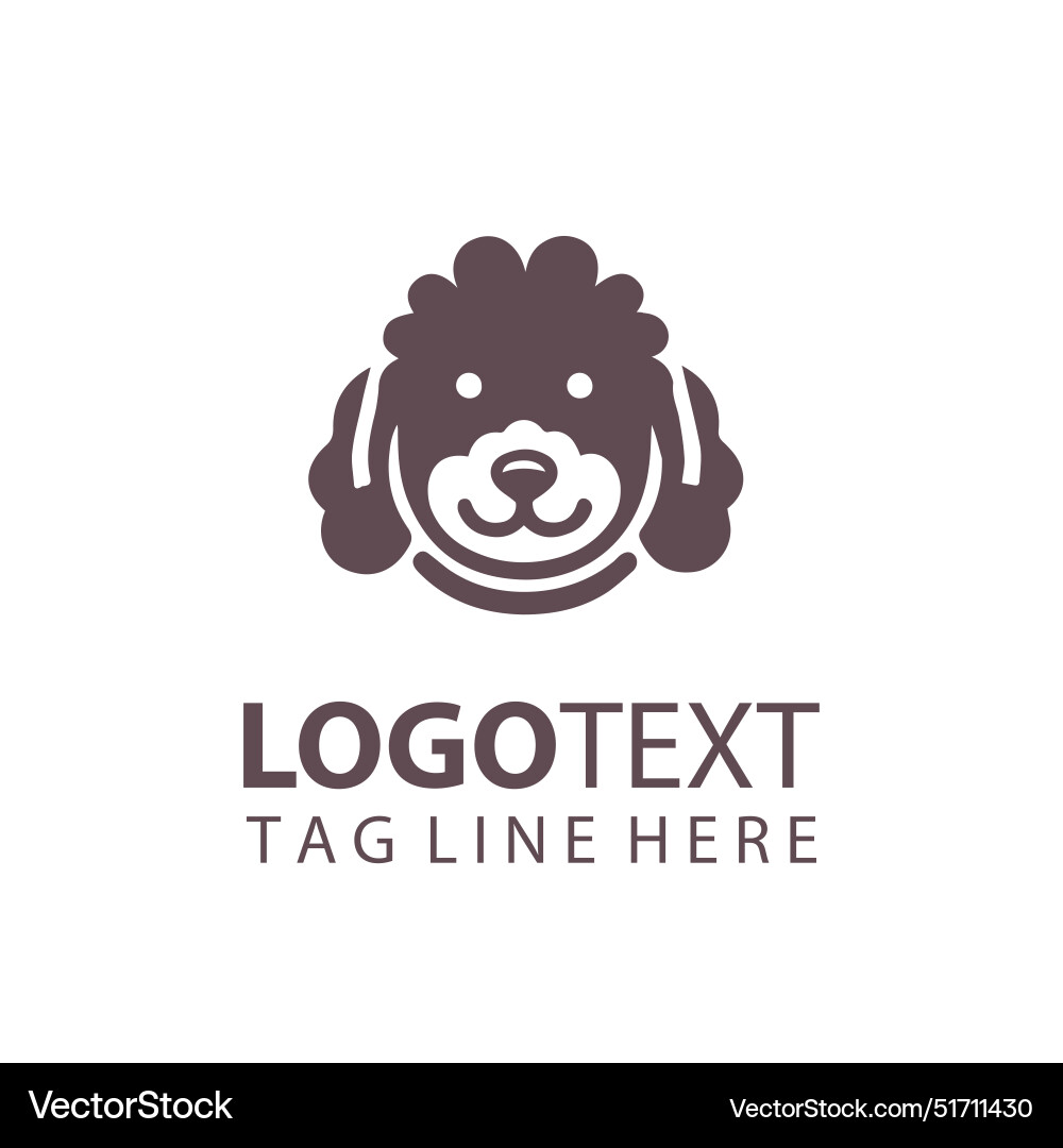Pet dog logo Royalty Free Vector Image - VectorStock