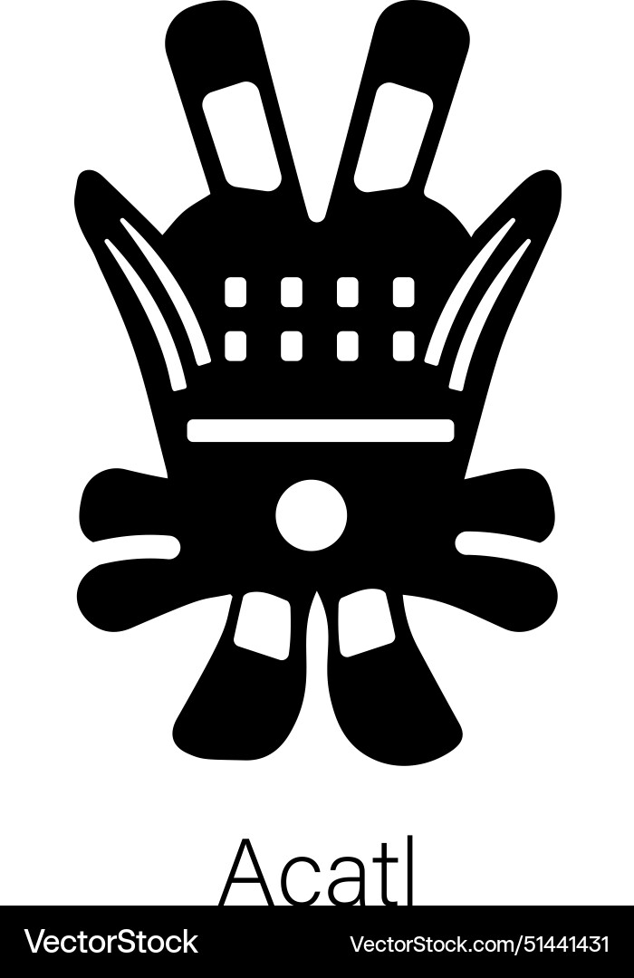 Acatl Royalty Free Vector Image - VectorStock
