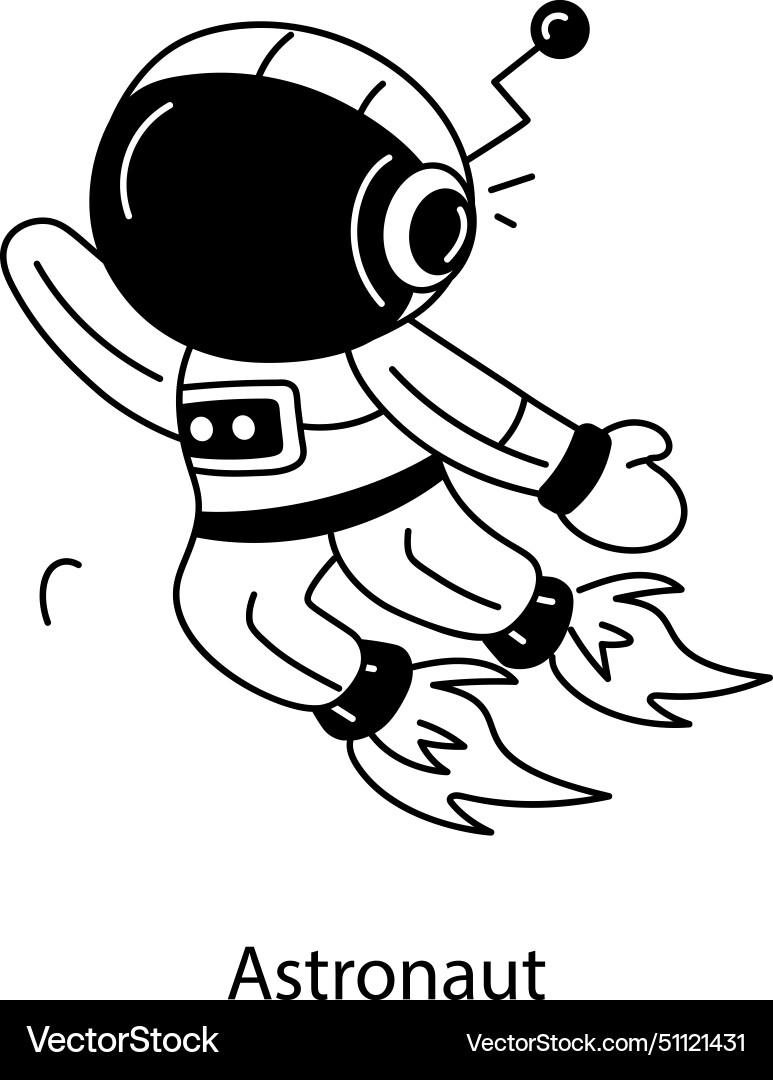 Astronaut Royalty Free Vector Image - VectorStock
